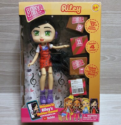 Boxy Girls Riley Doll Includes 4 Packages Unbox Makeup Shoes Bags NEW ...