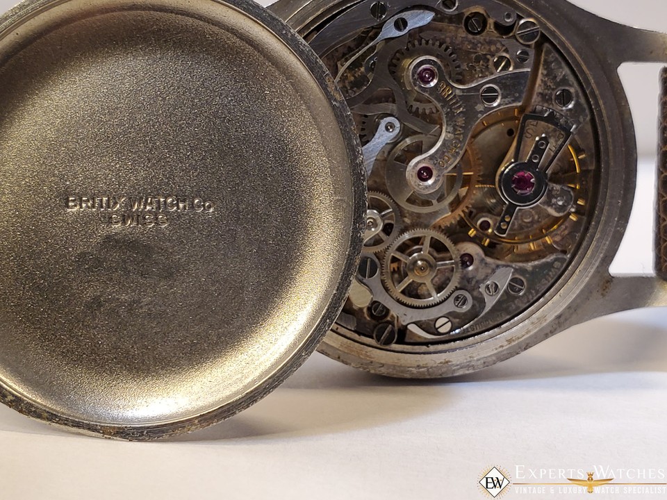 1950s Serviced Vintage Britix Valjoux 72C Triple Date Calendar ...