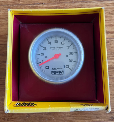Auto Meter 4497 Ultra Lite Pro Comp Electric Tachometer 10,000 RPM In ...