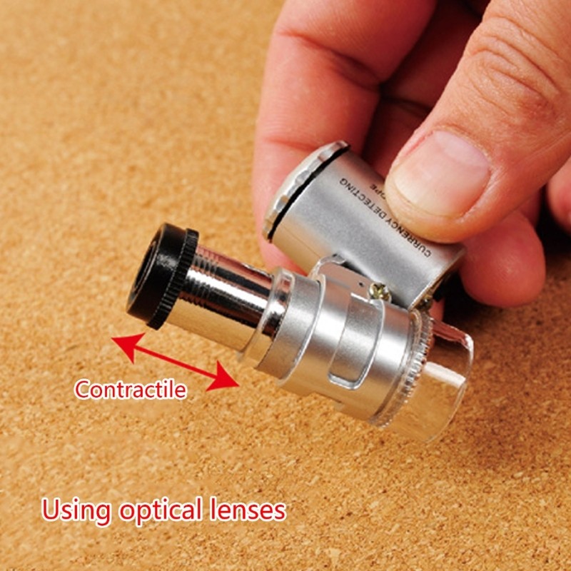 Handheld Microscope with 60X Magnification for Field Use & Scientific ...