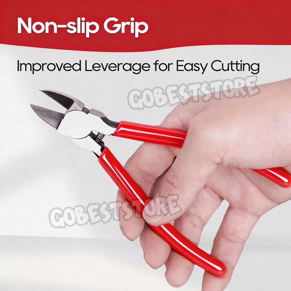 150mm 6" Flush Cut Side Cutters Diagonal Cutting Pliers Wire Cable ...