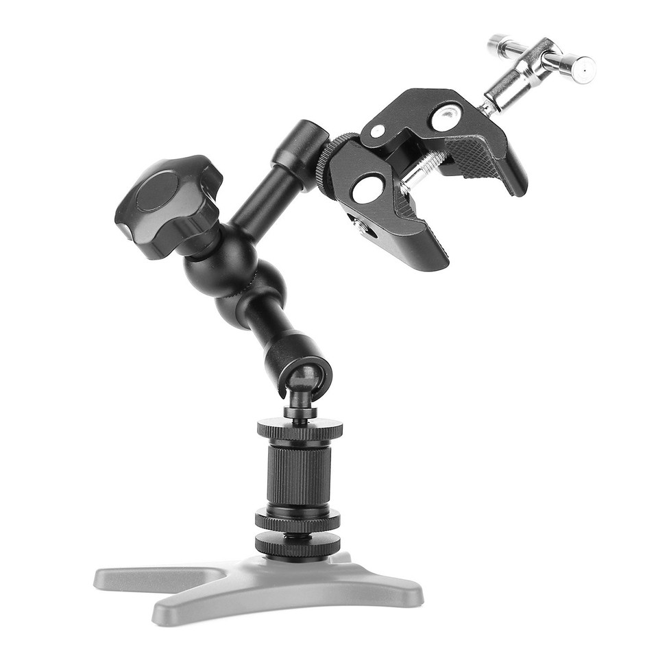 7 Articulating Friction Super Clamp Adjustable Rod Klemmzange Clip 5497 ...