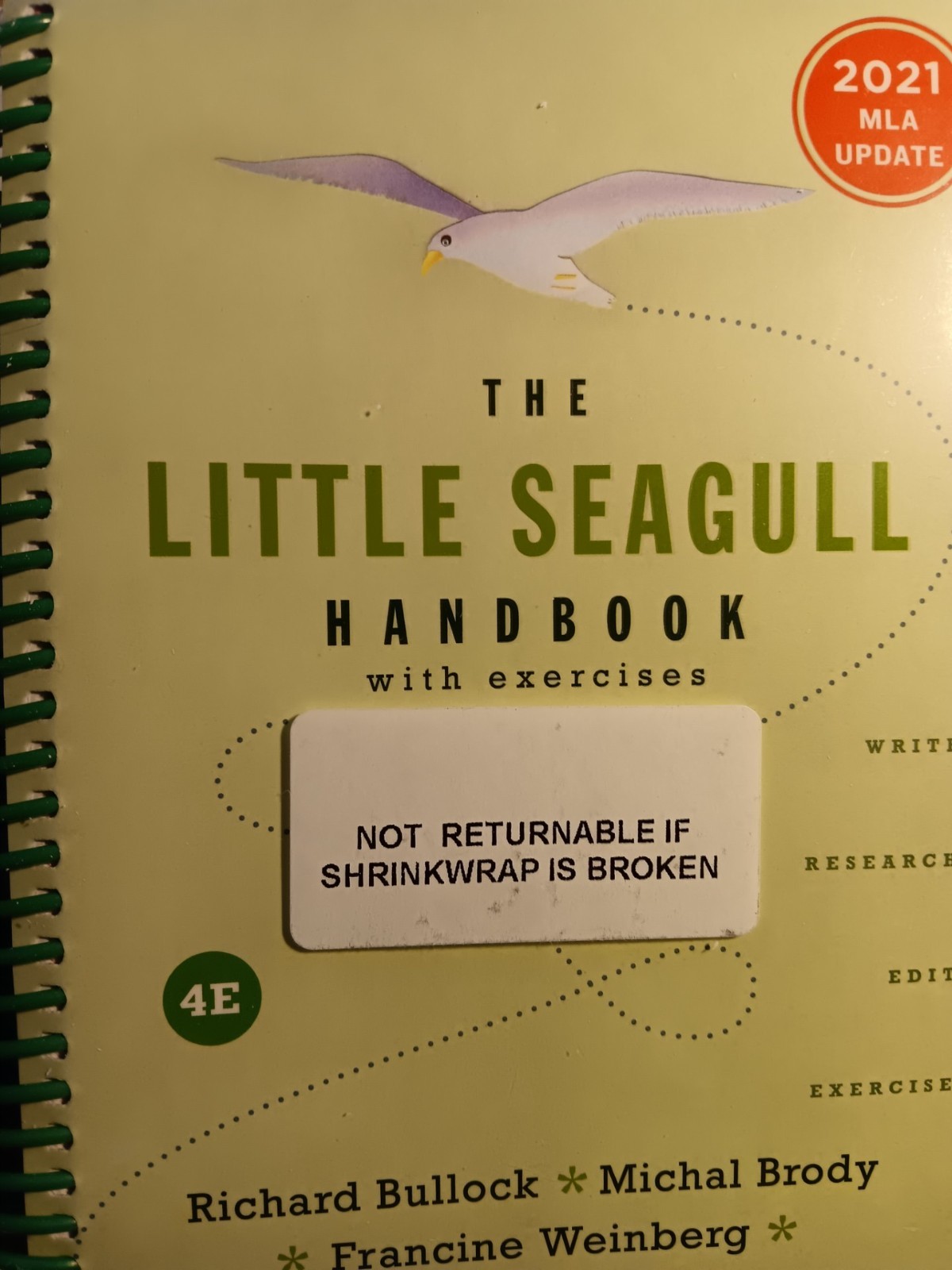The Little Seagull Handbook with Exercises: 2021 MLA Update ...