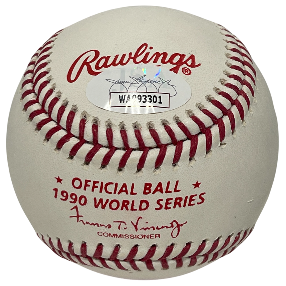 Norm Charlton Signed 1990 WS ROMLB Baseball w/ 1990 Champs JSA COA Reds | eBay