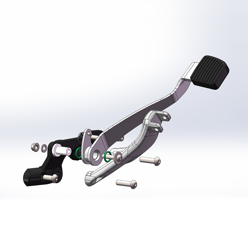 Chrome Forward Controls For Harley Softail Forward Foot controls Low ...