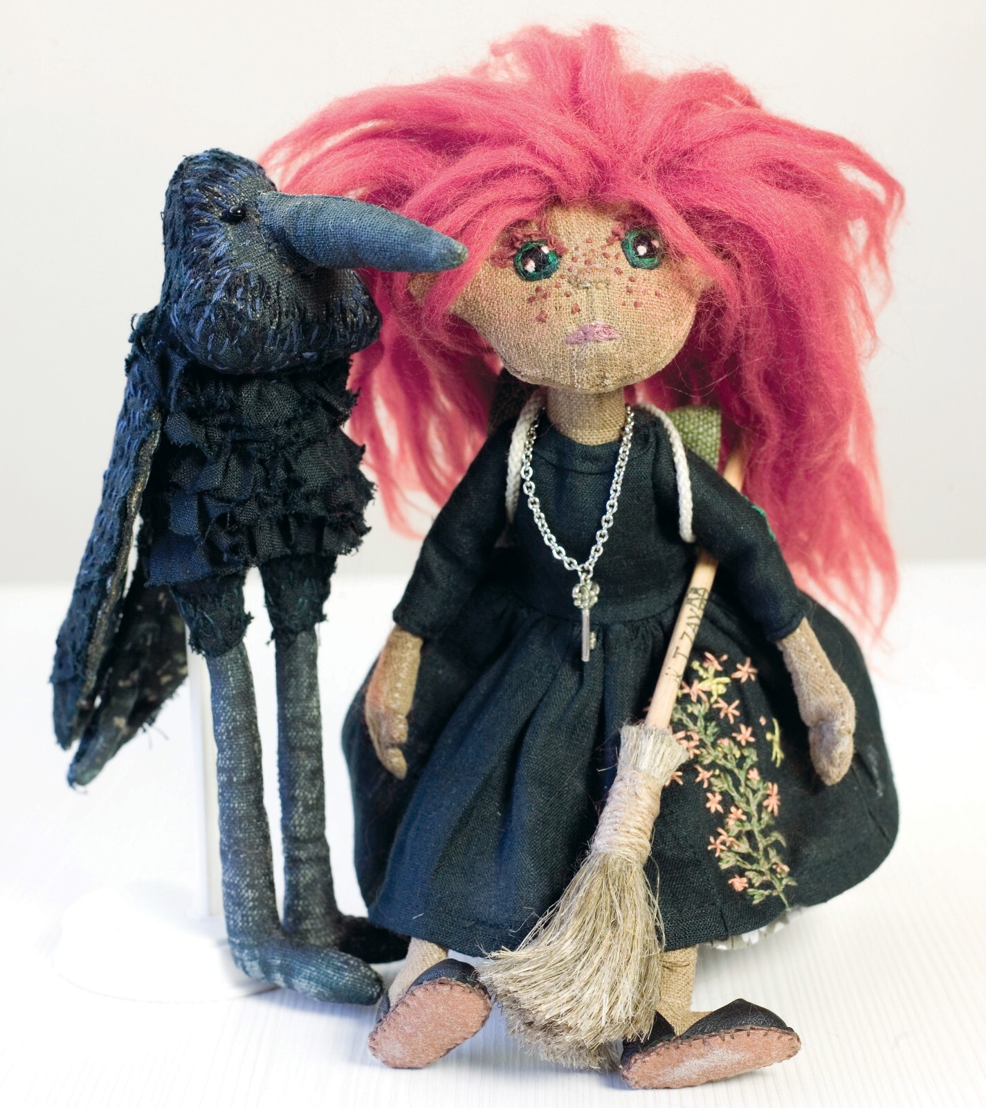 Little Witch by KTZAY Handmade Linen Doll Baby Little Witch toys for ...