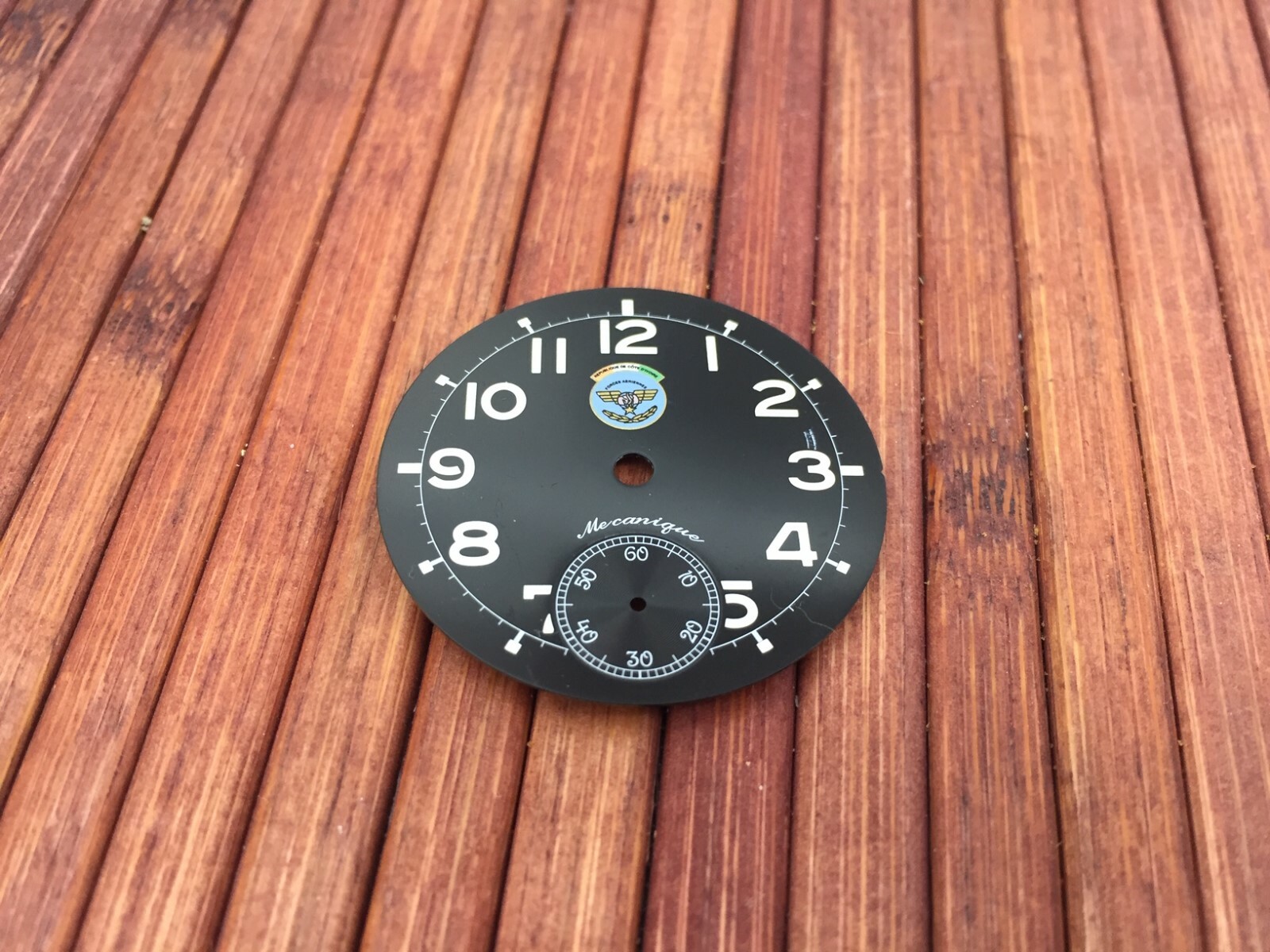 Watch dial for UNITAS 6498 swiss made movement - unused - 33,5mm - new ...