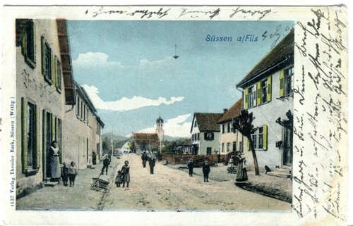 Germany AK Süßen Süssen Sussen 73079 - Markt cover Syracuse USA Theodor ...
