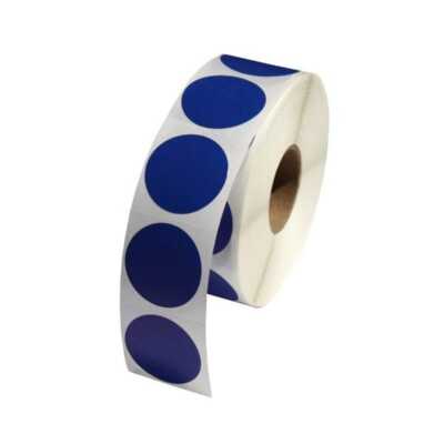Dark Blue Circle Stickers and Labels - 1" | eBay