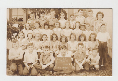 Vintage Photo Postcard Holly Hill, FL Grade 4 School Class RPPC 1940s ...