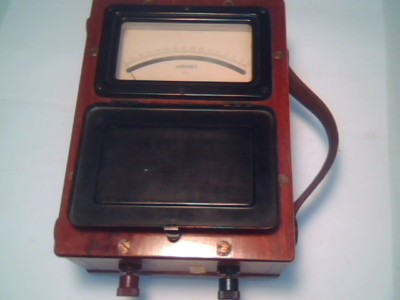 1930's MEGGER AMPERES AMMETER DC 1.5A EVERSHED & VIGNOLES vintage test ...