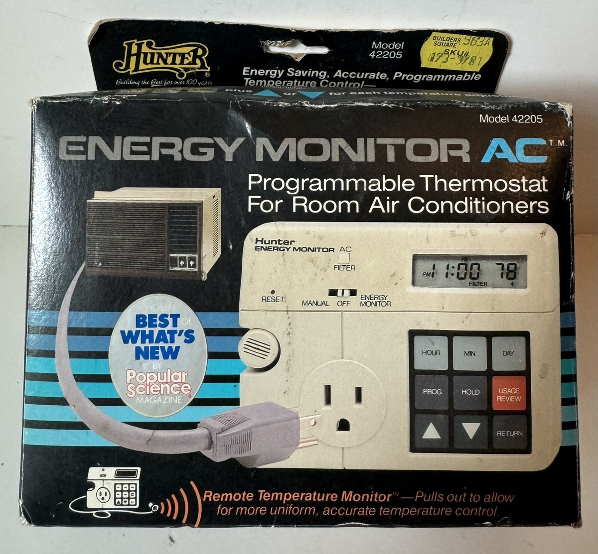 Termostato Programable Hunter New Old Stock Hunter Model 42201 Energy