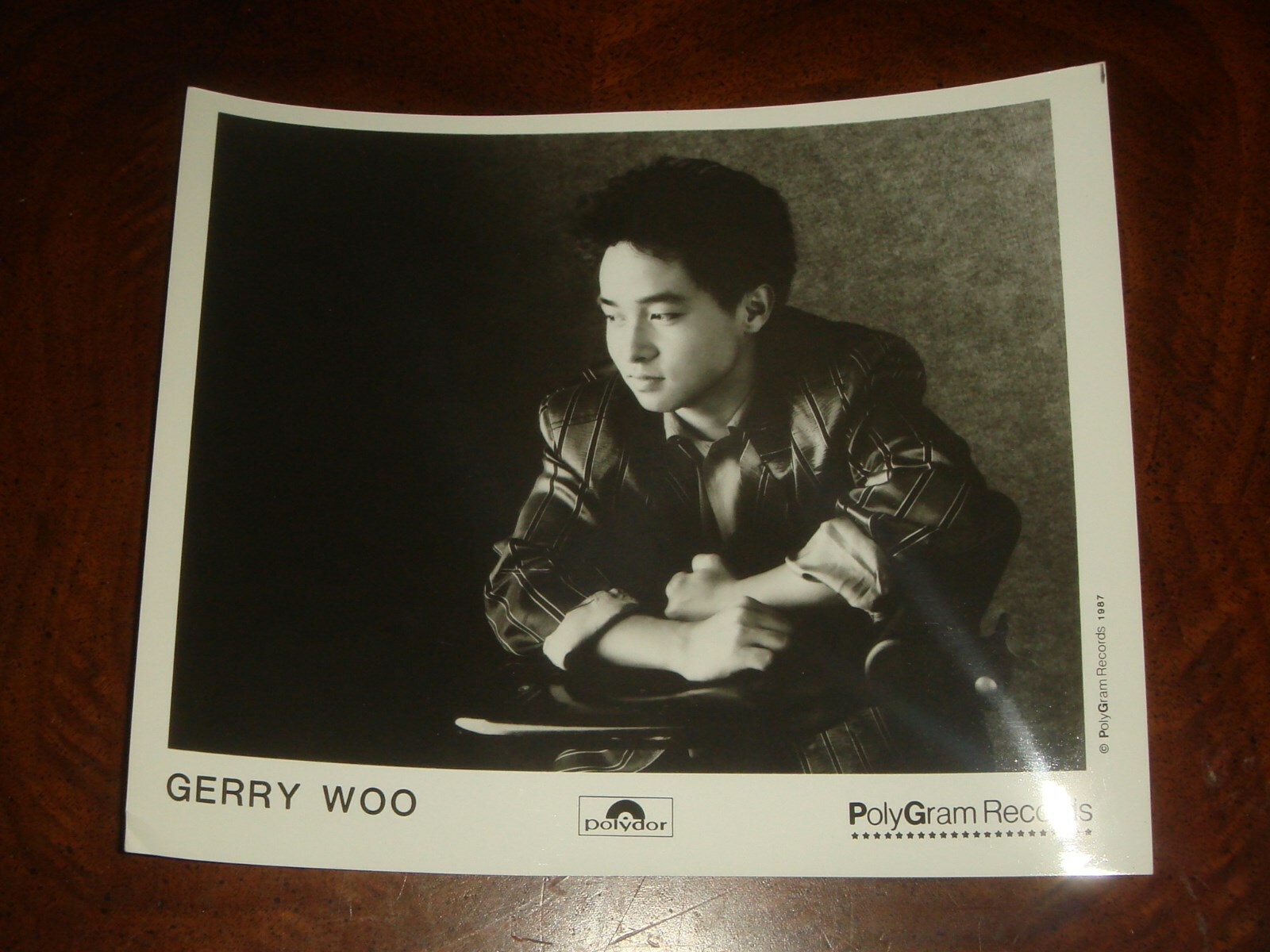 Ultra Rare GERRY WOO "Listen To My Heartbeat" 1988 POLYDOR PRESS KIT ...