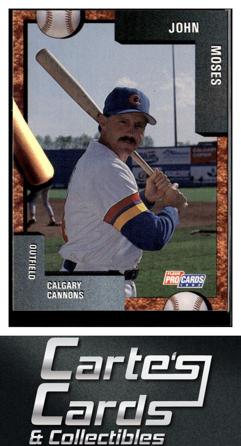John Moses 1992 Fleer ProCards #3743 Calgary Cannons | eBay