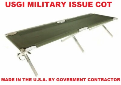 USGI Military cot Authentic USGI Military Issue Aluminum Folding Cot ...