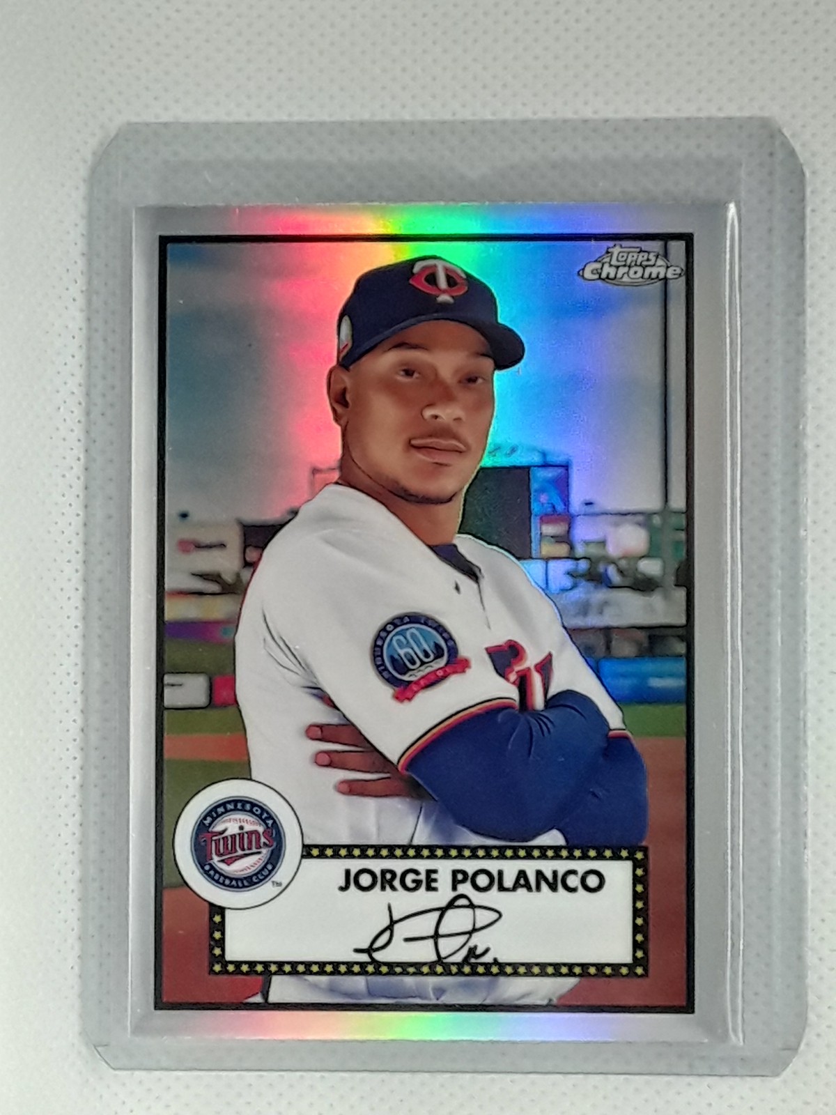 Jorge Polanco 2021 Topps Chrome Platinum Anniversary - Refractor #362 ...