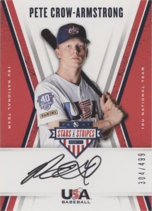 2019 Panini USA Baseball Stars & Stripes - 18u National Team Signatures ...
