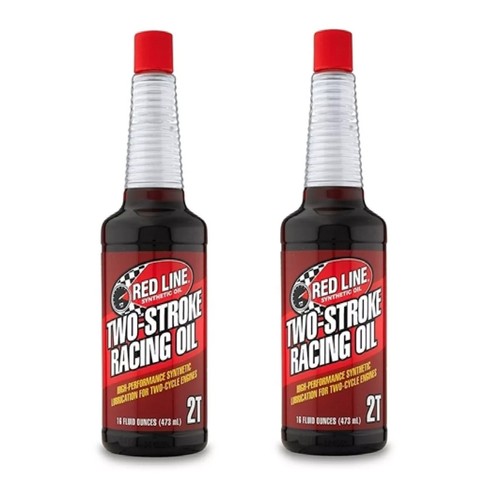 Red Line Oil 40603 Set of 2 16 oz Two Stroke Racing Oil for Racing ...