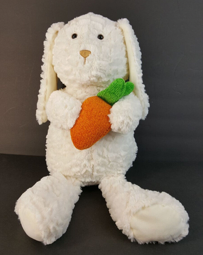 Animal Adventure Bunny Rabbit 21" Plush Carrot Soft Curly Fur Stuffed ...