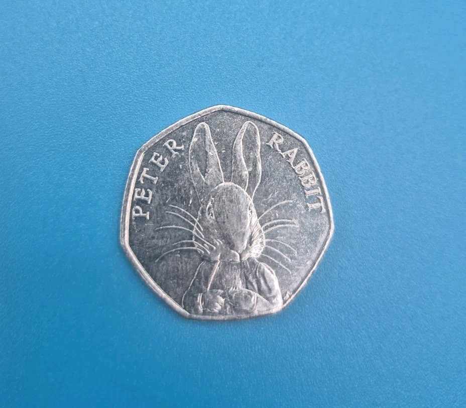 Peter Rabbit 50p 2016 Coin With Whiskers And Queens Head | eBay