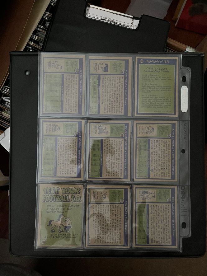 1972 Topps Football High Numbers 11 Card Lot , High Grade, Pack Fresh ...