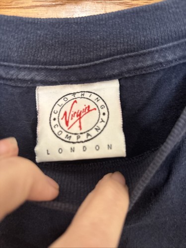 Vintage 90s Virgin Records New York Times Square XL tee music cassette ...