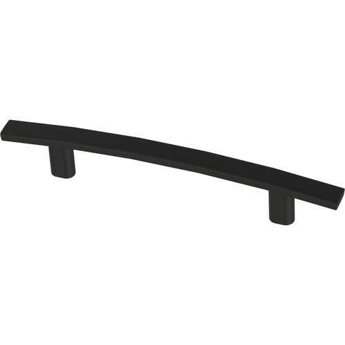 Subtle Arch (10-Pack) Cabinet Handles 3-3/4' Hole Center Matte Black ...