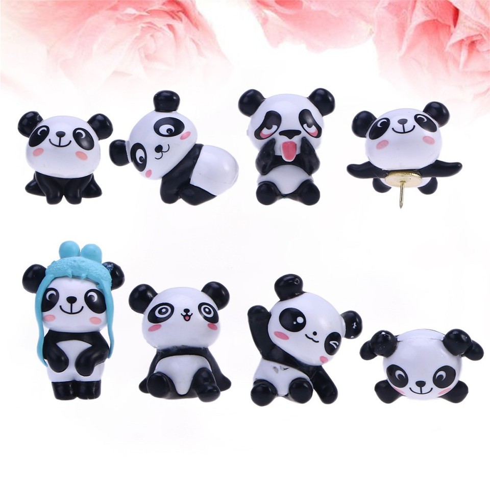 8 Pcs Map Thumb Tacks Supplies Cartoon Push Pin Animal | eBay Australia