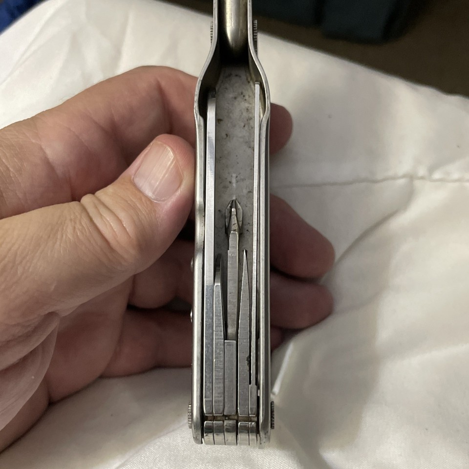 Retired 2001 Leatherman Super Tool 200 SS Pat Pending Multi-Tool | eBay