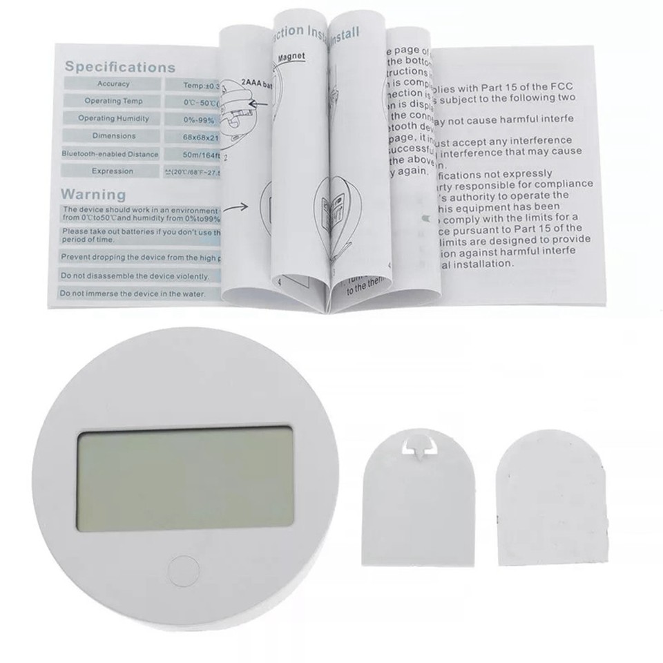 Temperature and Humidity Sensor LCD Screen Display Temperature and1555 ...