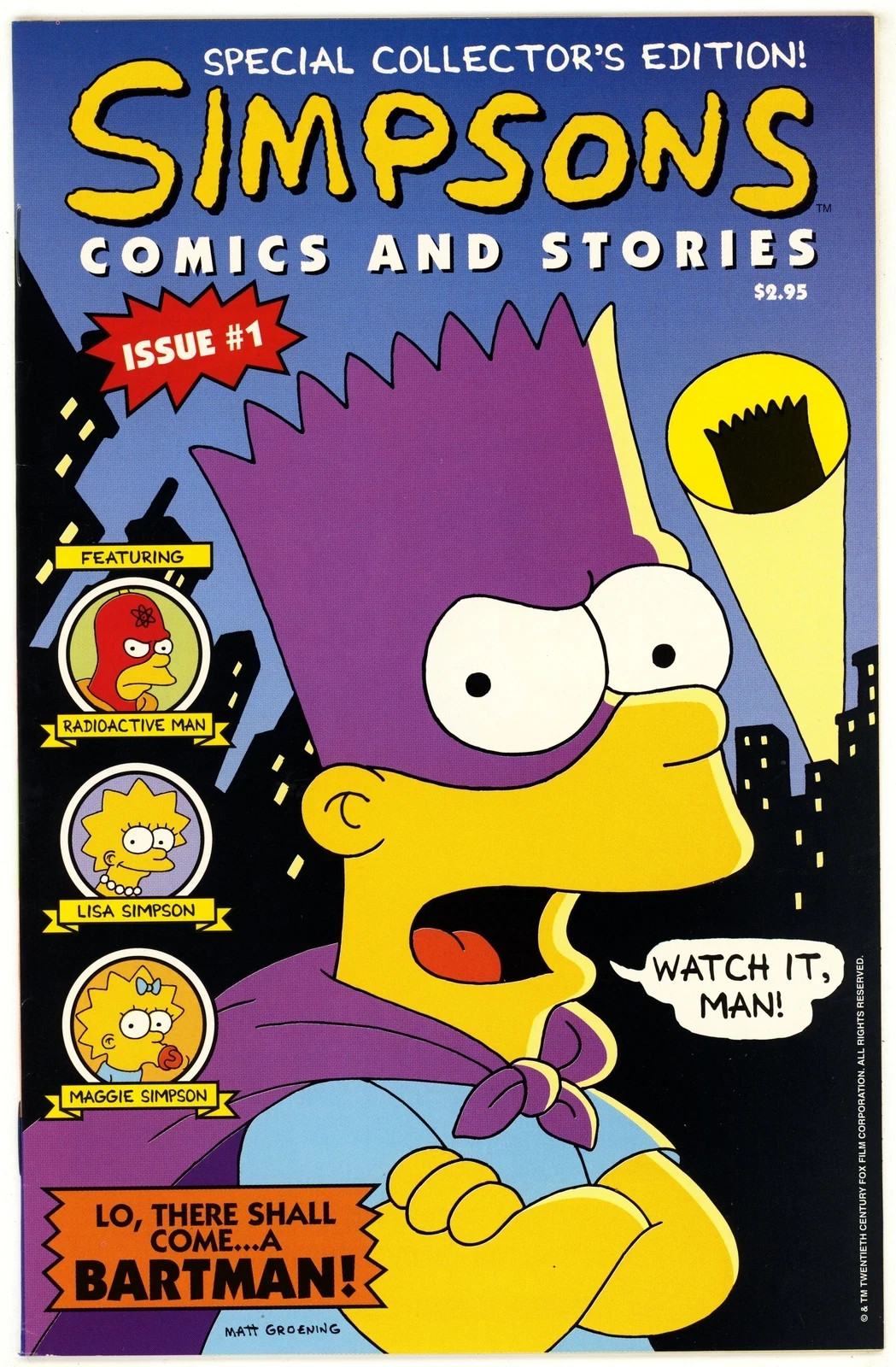 Simpsons Comics and Stories (1993) #1 NM- Poster Included | eBay