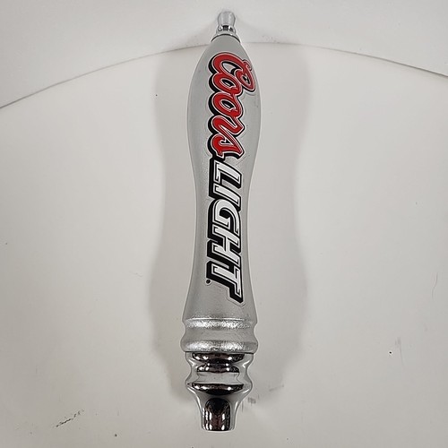 Coors Light Beer Tap Handle Knob 11.5" Inches Silver Bullet Keg Topper ...