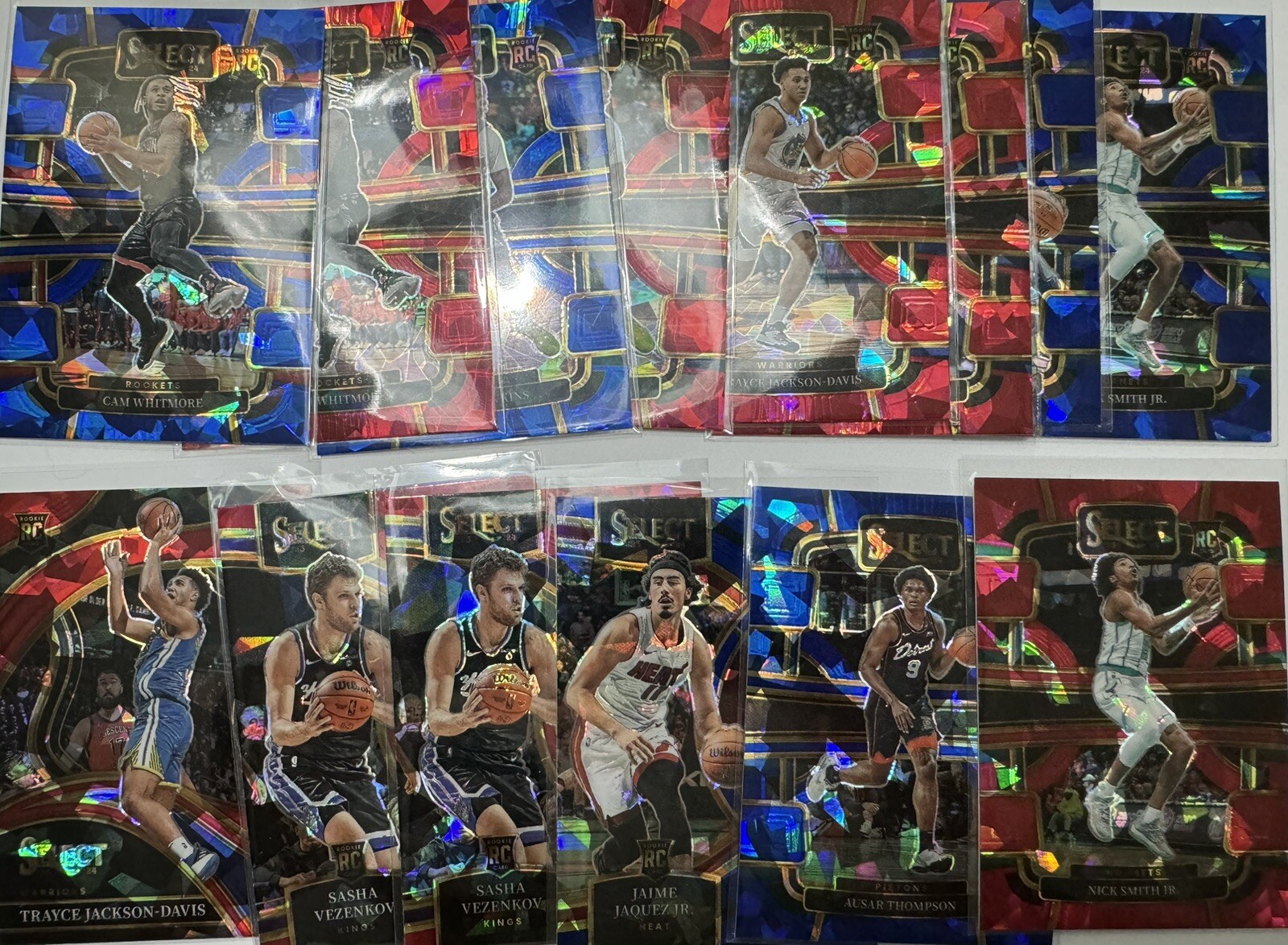 2023-2024 Select NBA ROOKIES CRACKED ICE, PRIZM, & BLUE BASE * Pick ...