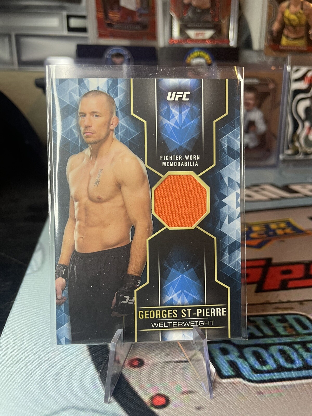 UFC- 2017 Topps Relic Georges St-Pierre GSP Patch /25 | eBay