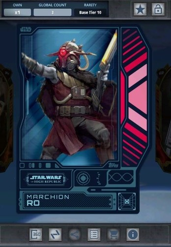 Star Wars Card Trader - Digital 2023 Base Tier 10 54321 - Marchion Ro ...