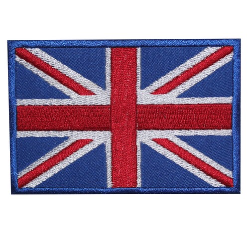 Union Jack United Kingdom Flag UK Iron On Patch Sew On Badge ...