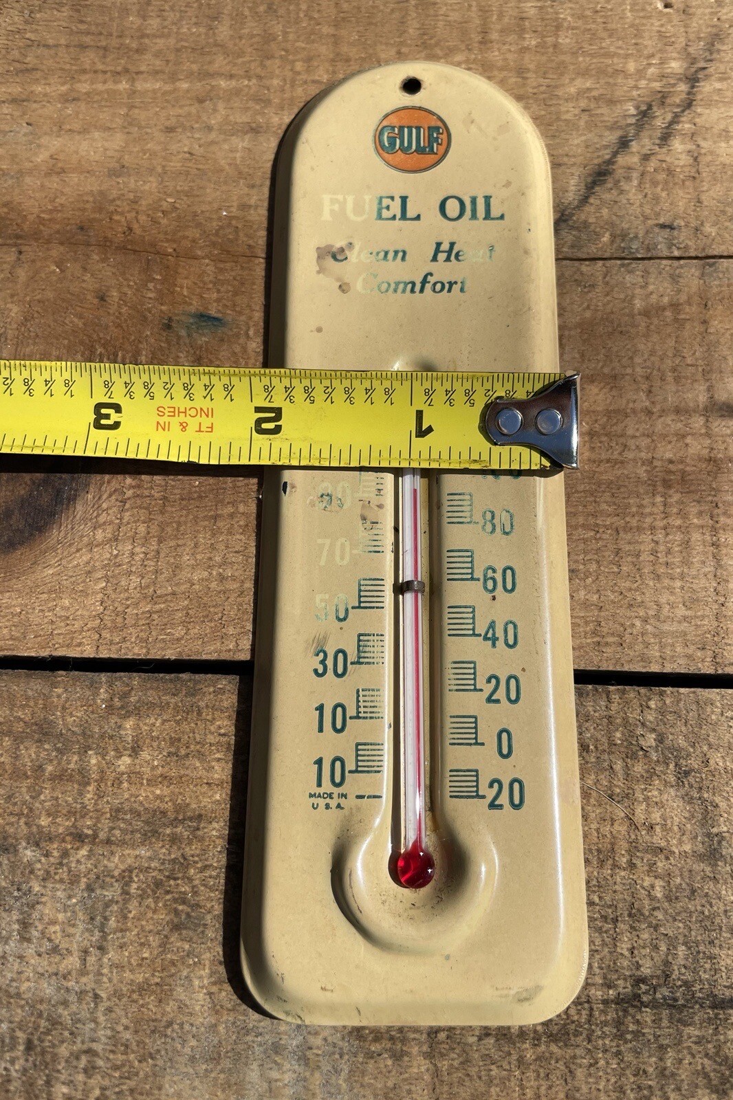 6” Vintage GULF Fuel Motor Oil Gas Service Station Advertising Tin ...