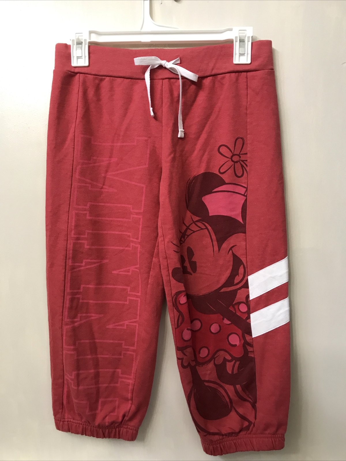 Women's Disney Parks Red Minnie Mouse Logo Capris Cro… - Gem