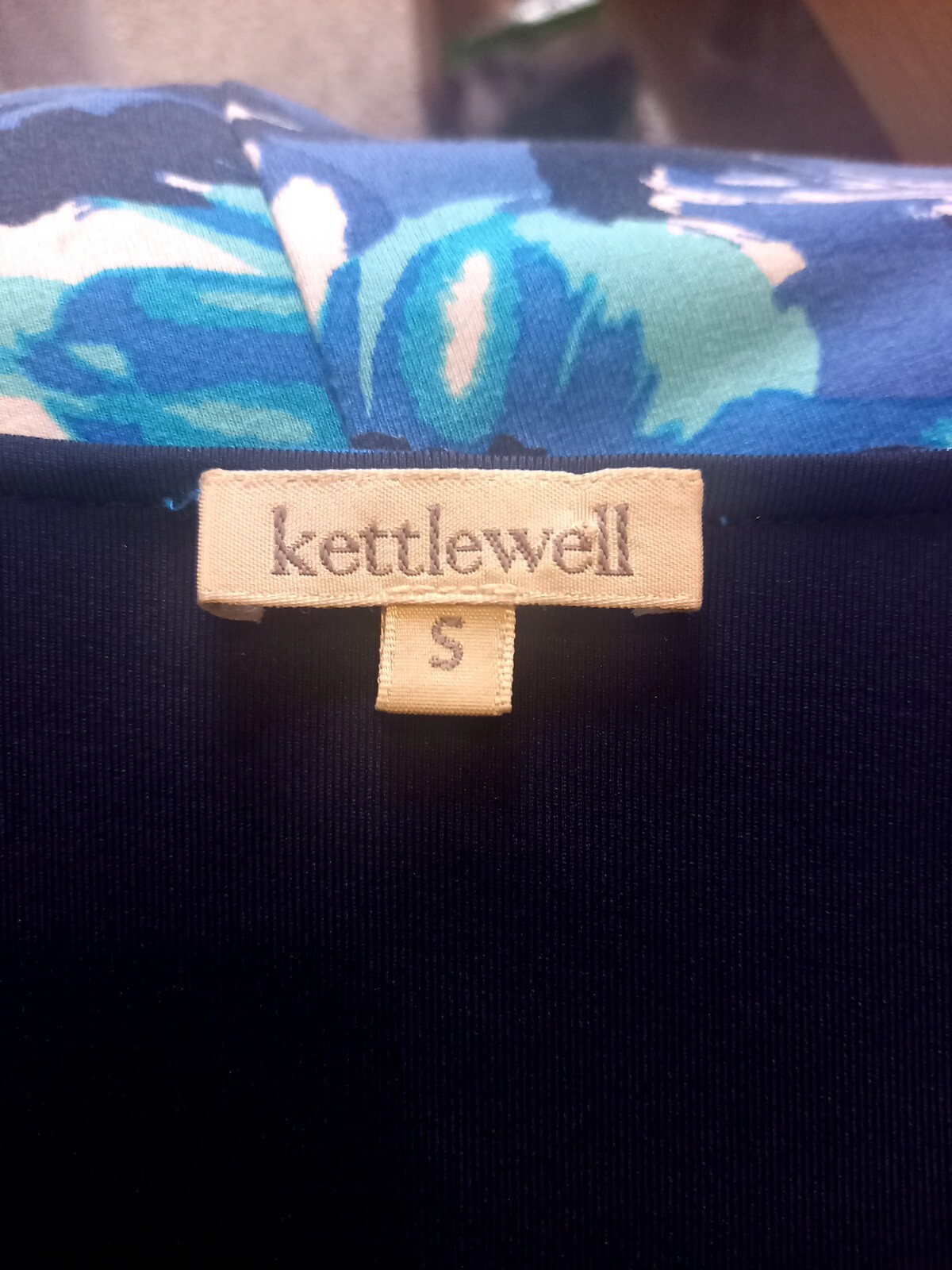 Stunning Kettlewell Blue Spring Summer Floral Wrap Dr… - Gem
