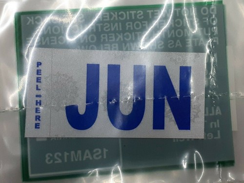 California Month Sticker (JUNE) DMV License Plate Month Sticker ...
