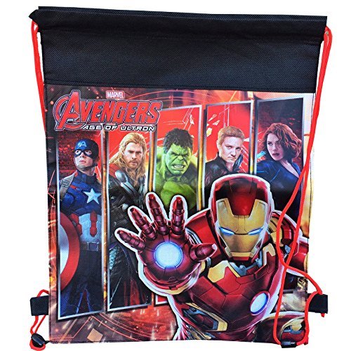 Sling Bag Tote Drawstring Non-Woven Marvel Heroes Avengers Age Of ...