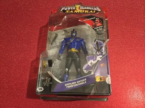 BANDAI POWER RANGERS Samurai Sentai Shinkenger Shinken BLUE Action ...