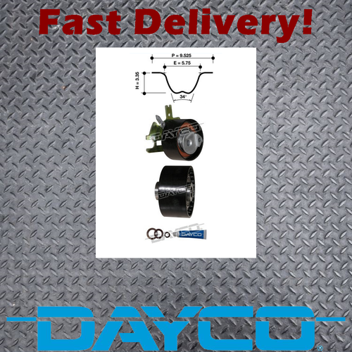 Dayco KTB455E Timing Kit suits Volvo S40 D4204T Turbo (years: 11/09-8/ ...