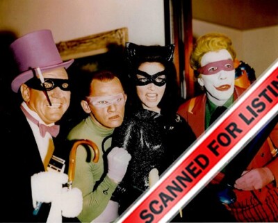 BATMAN 60's Movie Villians Joker, Catwoman, Penguin, Riddler 8X10 PHOTO ...