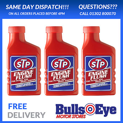 3 x STP Engine Flush 450ml For Petrol Or Diesel Engines Oil Flushing ...