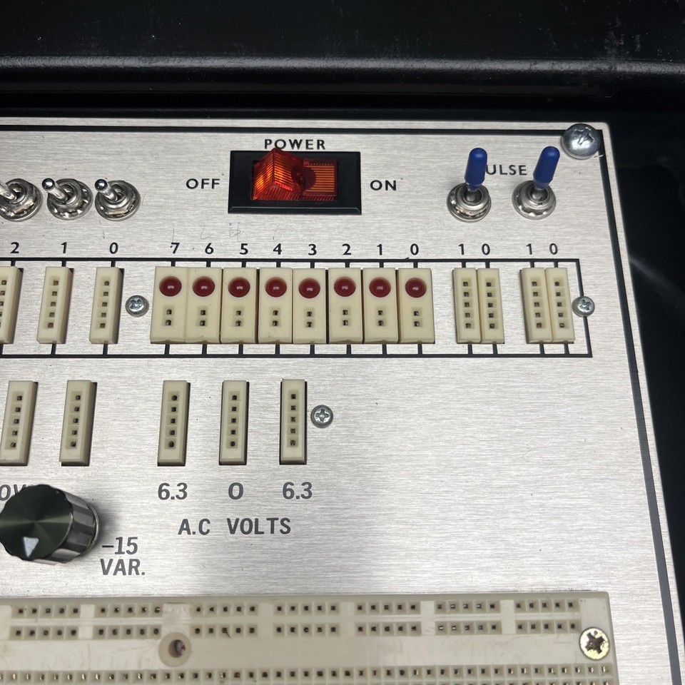 Electronic Lab Trainer Kit Breadboard Power Supply Function Vintage | eBay