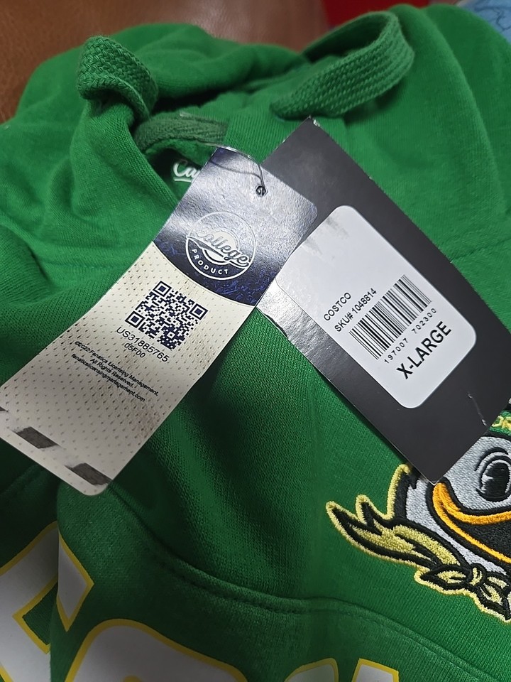 Oregon Ducks Sweatshirt Hoodie Mens Size X Large Captivating NEW 🦆🦆🟢 | eBay