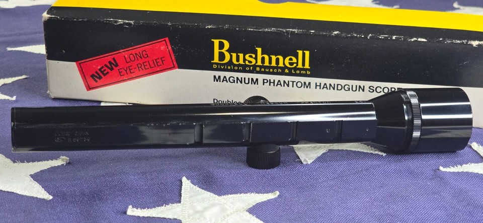 Vintage Bushnell Magnum Phantom 2.5x Pistol Scope ~ Japan w/ Ruger & S ...
