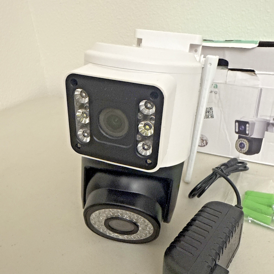 Outdoor Wireless WiFi IP Camera V360 Pro APP Control Dual Lens ** Read ...