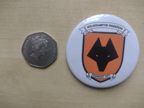 Wolverhampton Wanderers LOGO 1990/93 BADGE 55mm IN SIZE Wolves | eBay UK